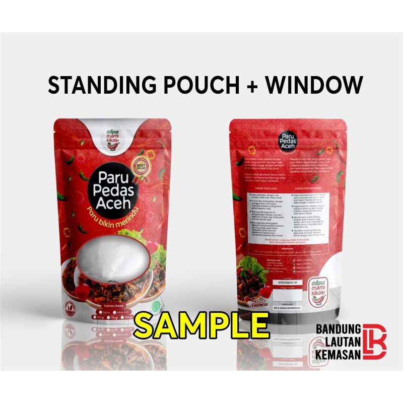Jual SAMPLE - RANDOM STANDING POUCH WINDOW (JENDELA) | Shopee Indonesia