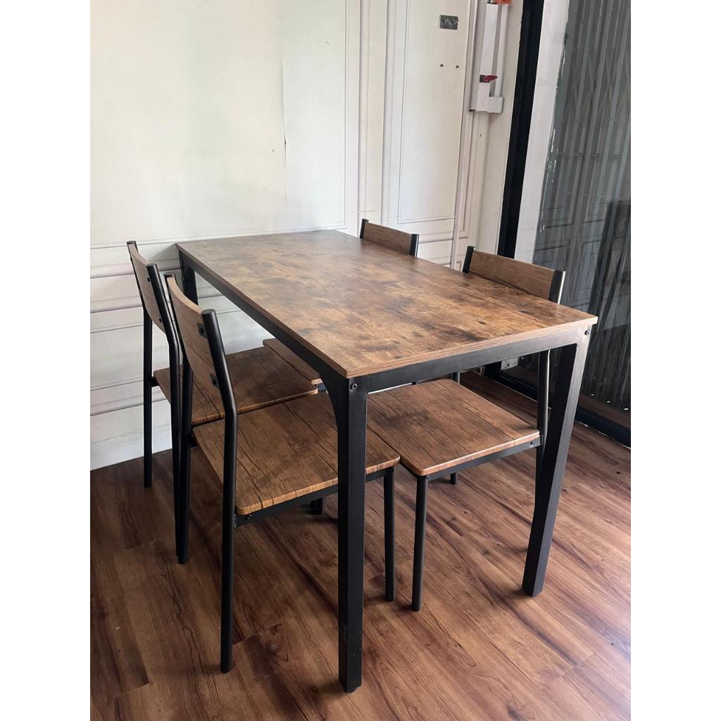 Jual Meja set cafe / meja resto / meja kedai / meja makan | Shopee ...