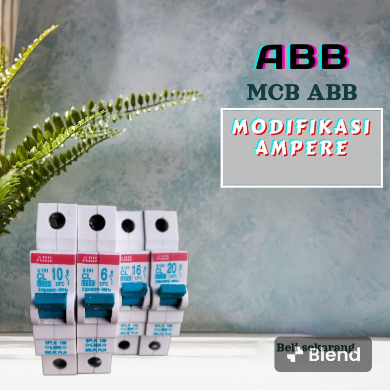 Jual Mcb ABB modifi 2a rasa 6A bisa request amper | Shopee Indonesia