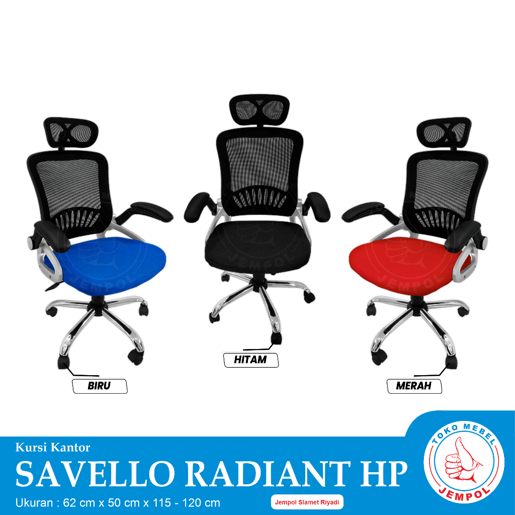 Jual Kursi Kantor Direktur Savello Radiant HP / Kursi Staff / Kursi ...