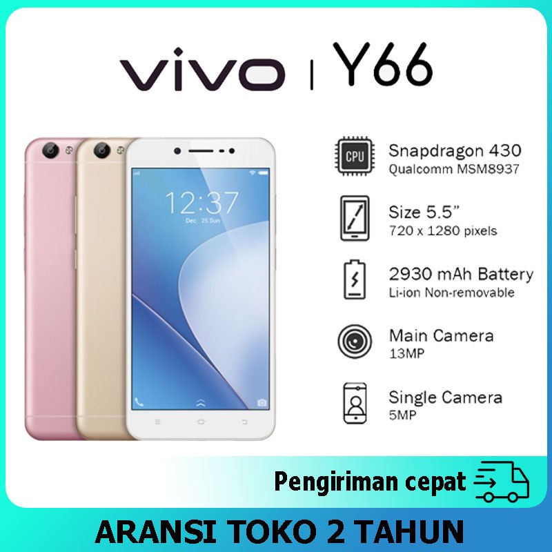 Jual Vivo Y66 Ram 4 64 Gb Garansi 2 Tahun Shopee Indonesia
