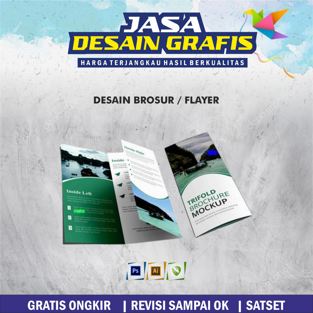 Jual JASA DESAIN GRAFIS BROSUR/FLAYER | Shopee Indonesia