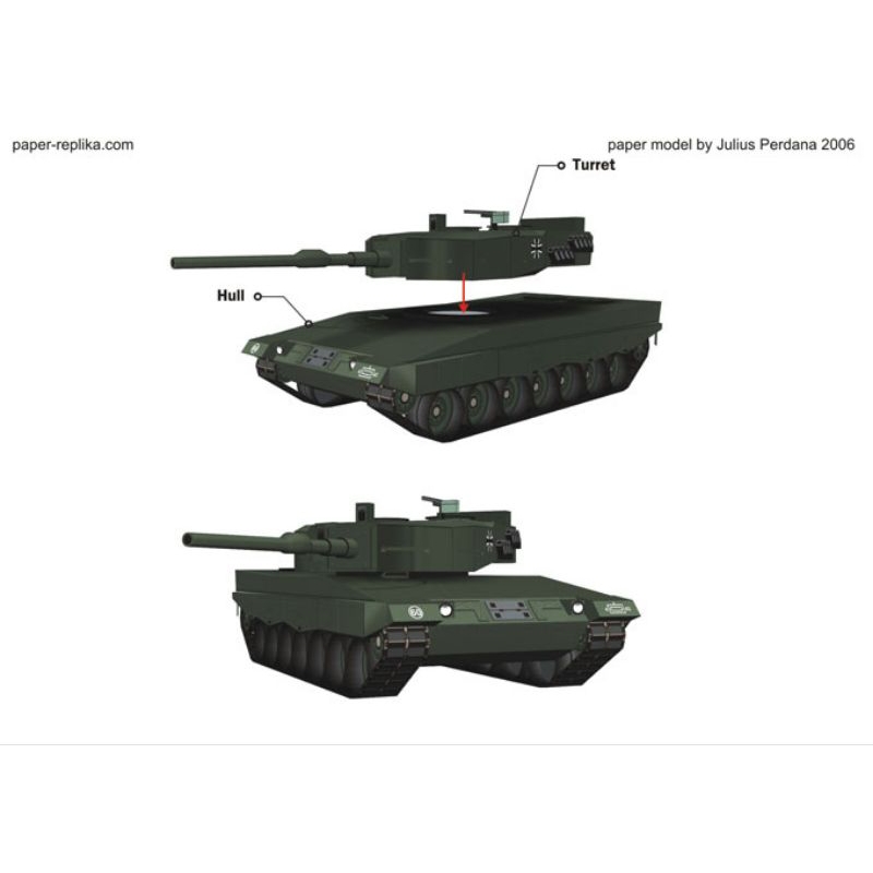 Jual Papercraft pola Tank leopard 2 (PR-C3) | Shopee Indonesia