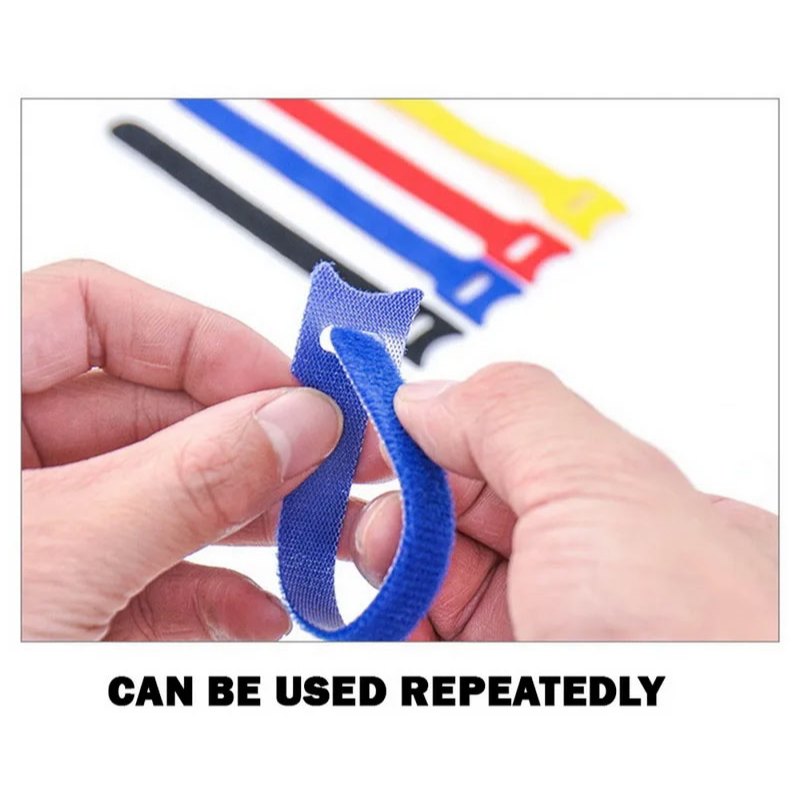 Jual Velcro Strap Kabel Cable Management 150 x 12 mm 50 Pcs | Shopee ...