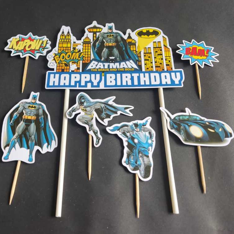 Jual topper batman hiasan kue ulang tahun | Shopee Indonesia