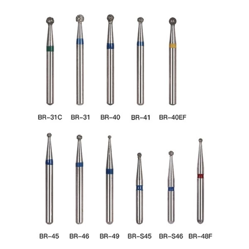 Jual mata bor gigi dental burs highspeed diamond round bulat | Shopee ...