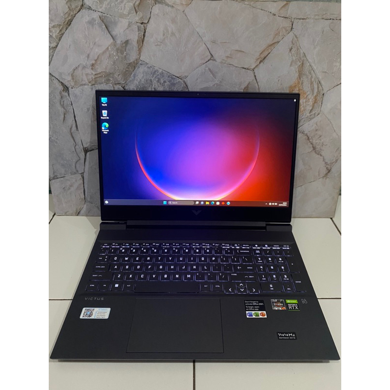 Jual Hp victus 16 ryzen 7-5800h ram 16/512 gb rtx 3060 6 gb 144hz ...