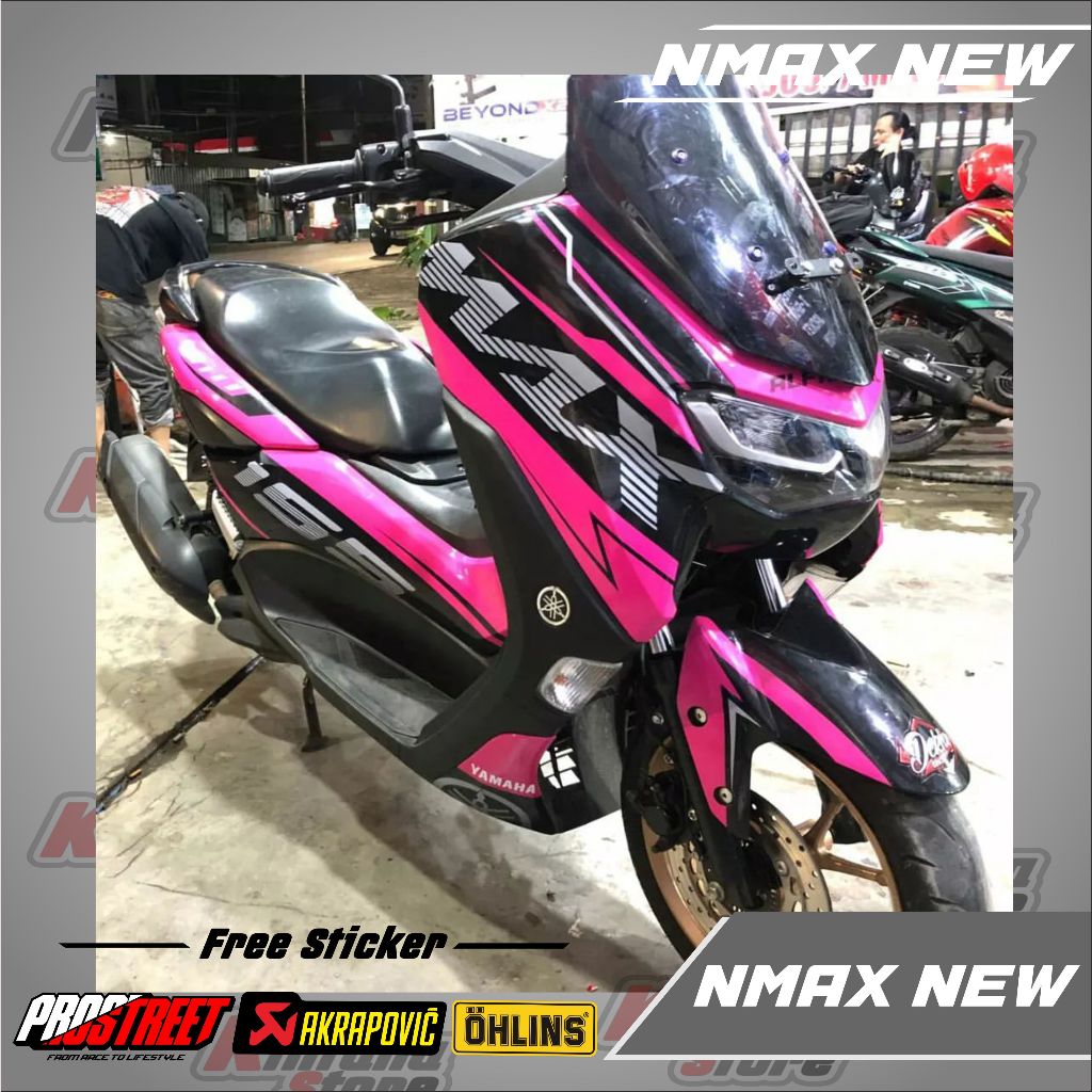 Jual Decal Stiker Motor Decal Nmax 2020 2021 2022 Modifikasi Variasi ...