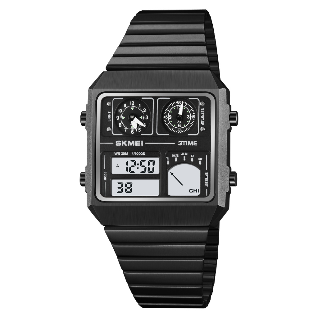 Jual SKMEI 2198 Jam Tangan Pria Digital Analog Tali Stainless WATCHKITE ...