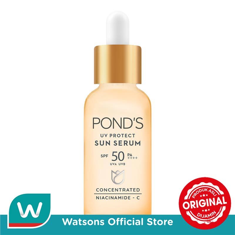 Jual Ponds UV Protect Sun Serum SPF 50 30g | Shopee Indonesia