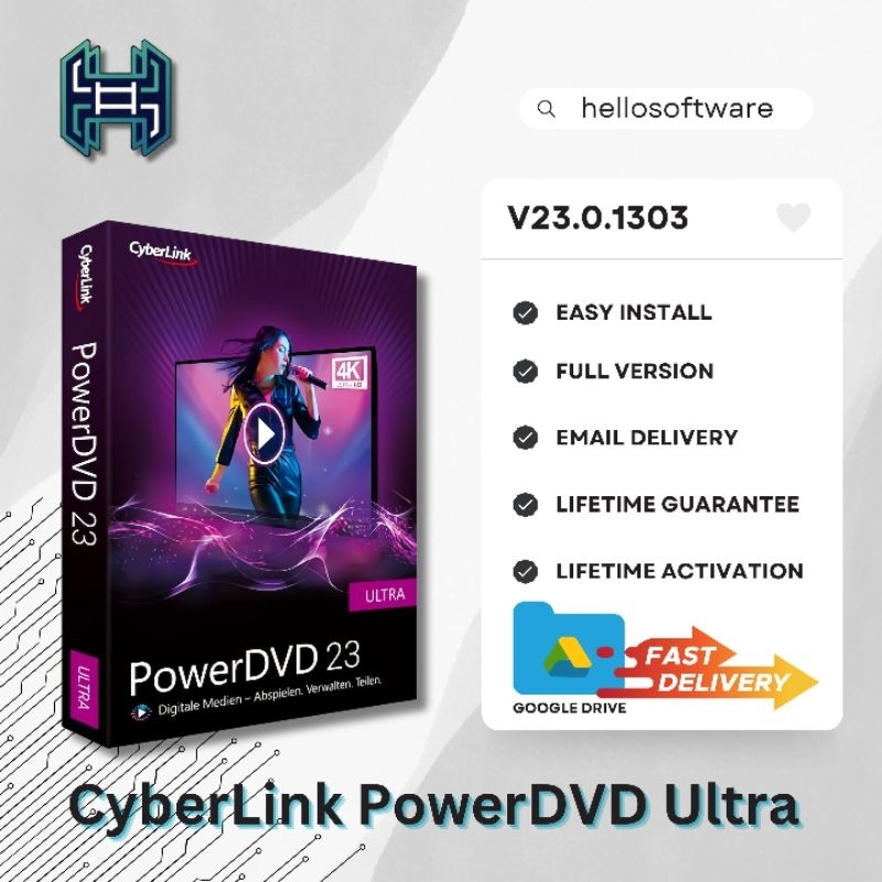 Jual CyberLink PowerDVD Ultra 23 Full Version (Versi Terbaru) | Shopee Indonesia