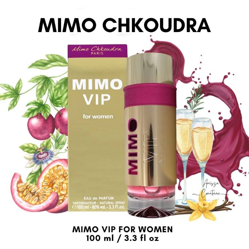 Jual Mimo Chkoundra Paris VIP for Women EDP 100ml | Shopee Indonesia