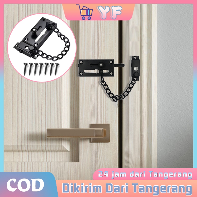 Jual Gerendel Pintu Rantai Stainless Grendel Tanam Grendel Pintu Anti ...