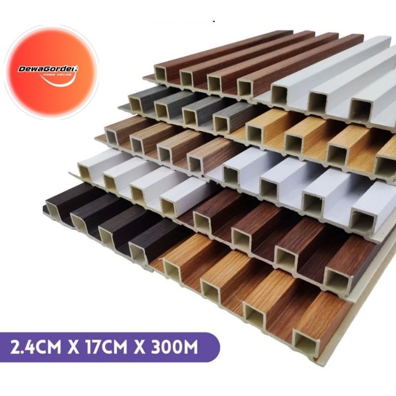 Jual Wall Panel PVC WPC Serat Kayu Interior Aesthetic Modern Kekinian ...
