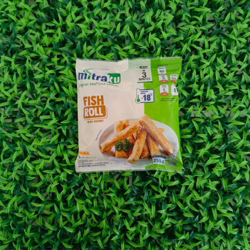 Jual Mitraku Fish Roll (Ikan Gulung) - berat 250 gram | Shopee Indonesia