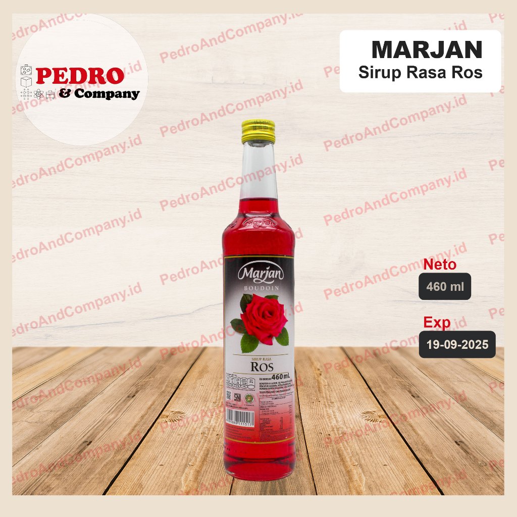 Jual Marjan sirup syrup rasa ros rose 460 ml | Shopee Indonesia
