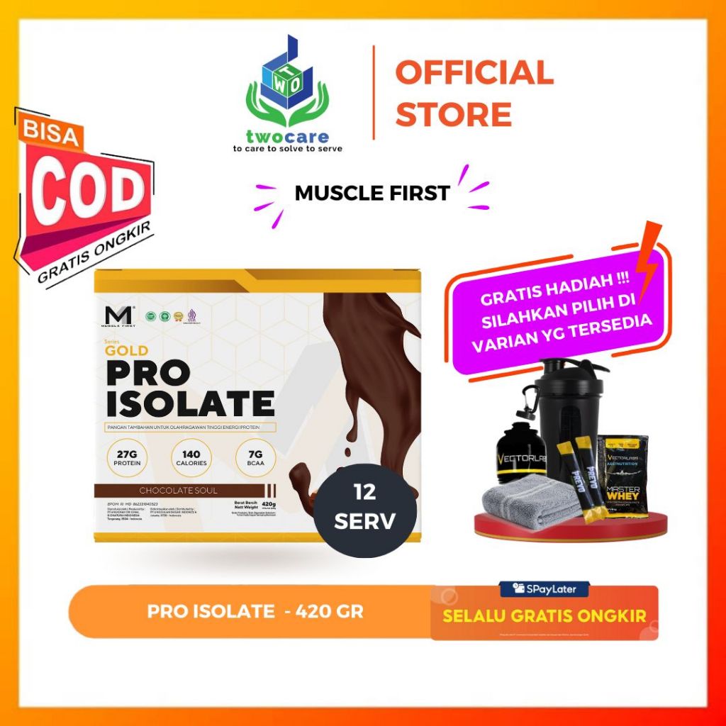 Jual Muscle first Pro isolate BOX Series isi 12 sachet Whey Isolate M1 ...