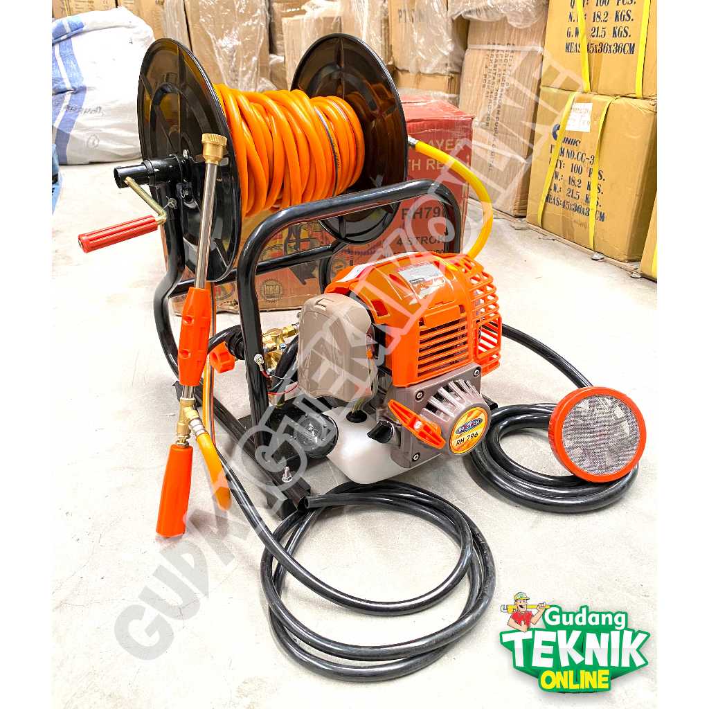 Jual Mesin Power Sprayer Cuci Motor Mobil RH796 ROBOTECH 4T / Mesin ...