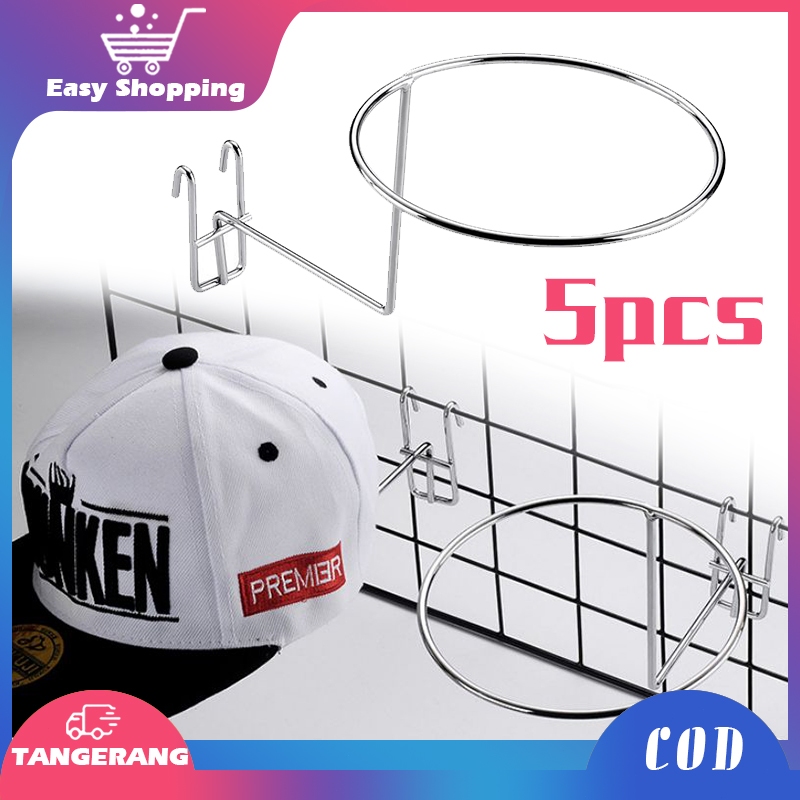 Jual 5pcs Gantungan Topi Display Topi Hook Holder Display Topi Rak ...