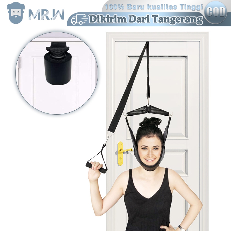 Jual 1set Alat Terapi Traksi Leher Tarik Relaksasi Otot Sabuk Traksi ...