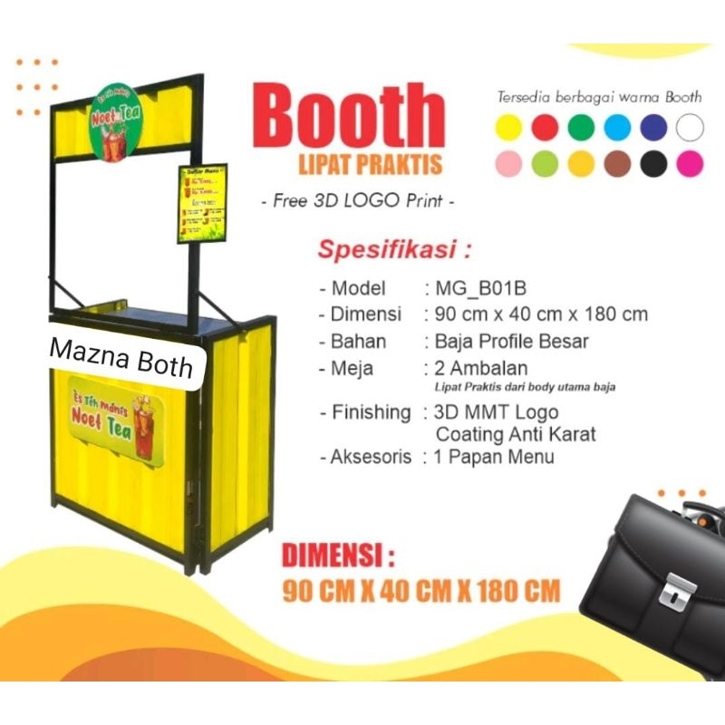 Jual Booth Portable Besi Semi Container Desain Spesial Reques free ...