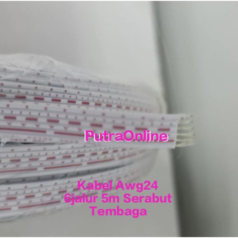 Jual Kabel Awg24 6pin Panjang 5m Serabut Tembaga Putih / Kabel 6jalur Awg 24 5meter | Shopee ...