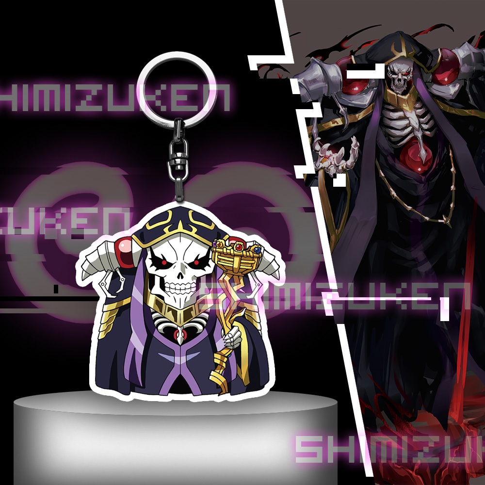 Jual Gantungan Kunci Anime Overlord Ainz Ooal Gown (Momonga) - Ganci ...