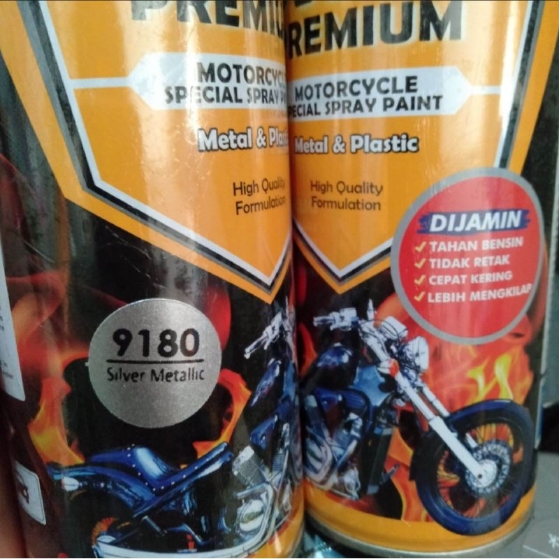Jual Pilok Pilox Cat Diton Premium Silver Metallic 9180 Tahan Bensin ...