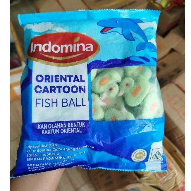 Jual INDOMINA Cartoon Fish Ball 500g | Shopee Indonesia