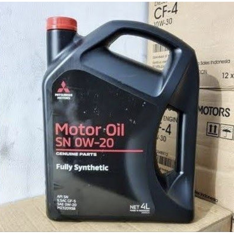 Jual Oli Mitsubishi SAE 0W20/0W-20 Api SN/ILSAC GF5 Full Syn (4L) Gasoline | Shopee Indonesia