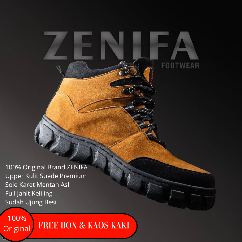 Jual SEPATU SAFETY PROYEK PRIA UJUNG BESI SEPATU SAFETY SEMI BOOTS PRIA ...