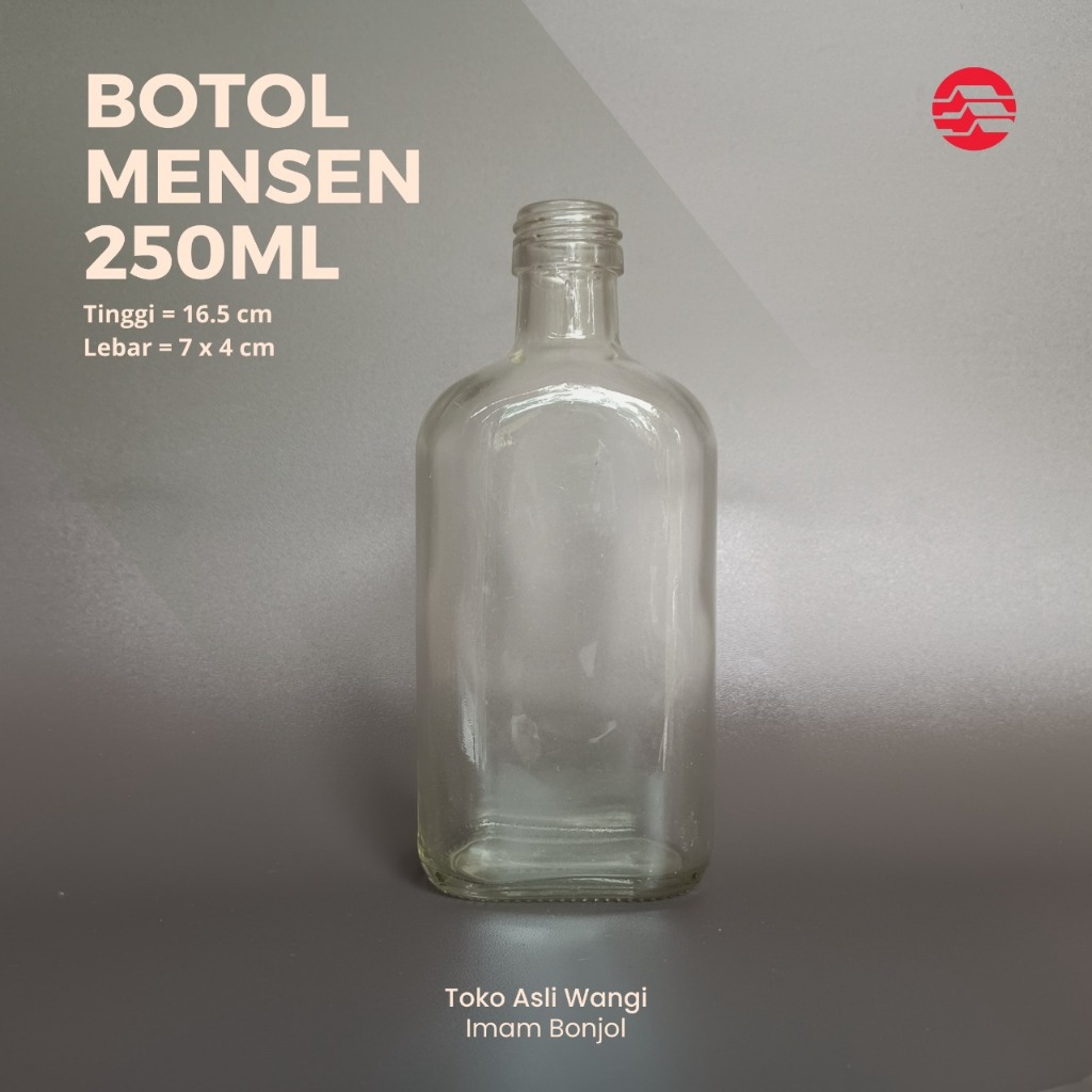 Jual Botol Gepeng/Mensen ukuran 250 ml | Shopee Indonesia