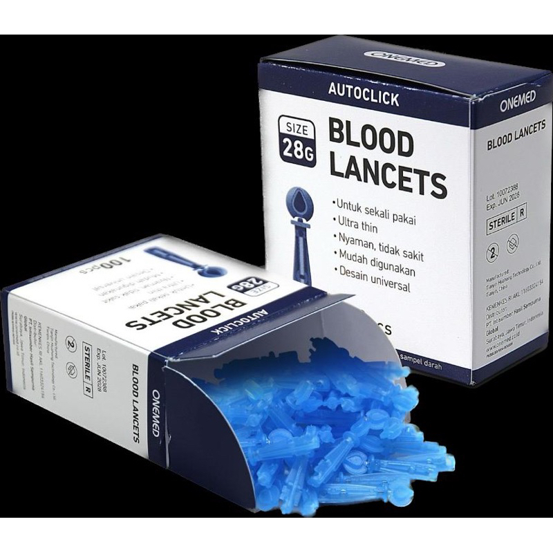 Jual Lancet Onemed 28 g isi 100 | Shopee Indonesia