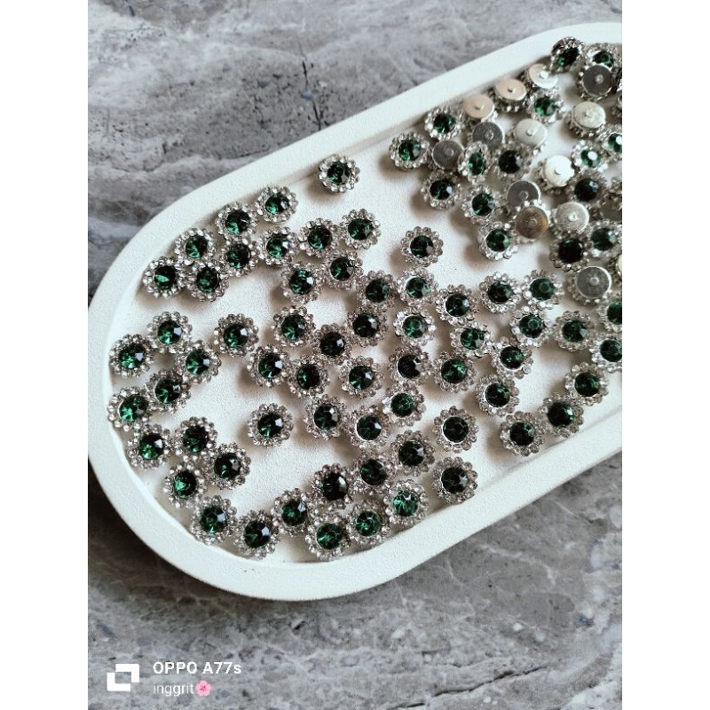Jual (12biji)Mote Payet Diamond Permata Matahari 10mm | Shopee Indonesia