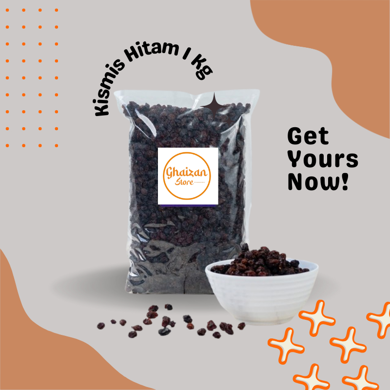Jual Kismis Golden Raisin Hitam 1 kg / Raisin Hitam / Kismis Simin ...