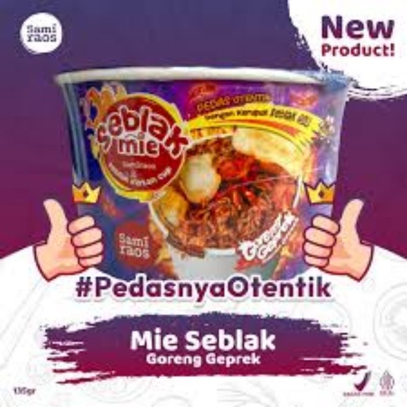 Jual Mie Seblak Goreng Geprek | Samiraos | Mie Seblak Cup | Cuanki ...