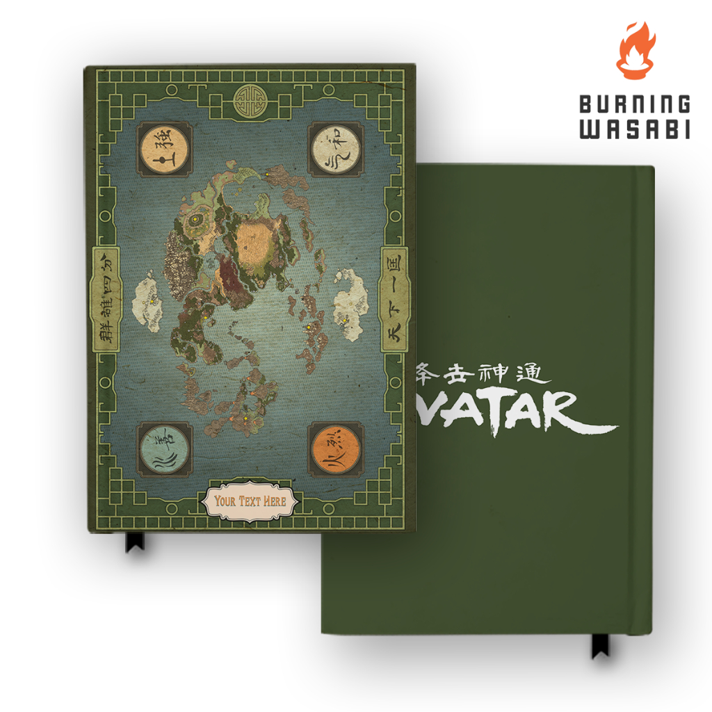 Jual Notebook Buku Avatar 4 Maps The Last Airbender Hardcover Custom ...