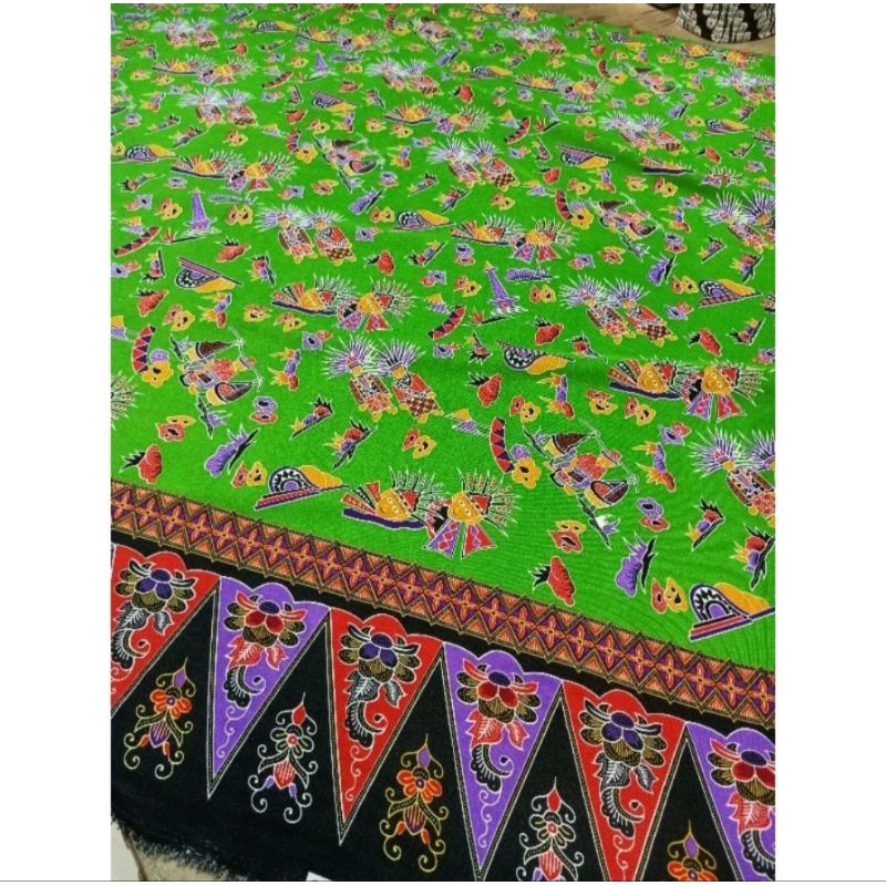 Jual batik betawi batik ondel-ondel motif batik halus Royal peach by ...