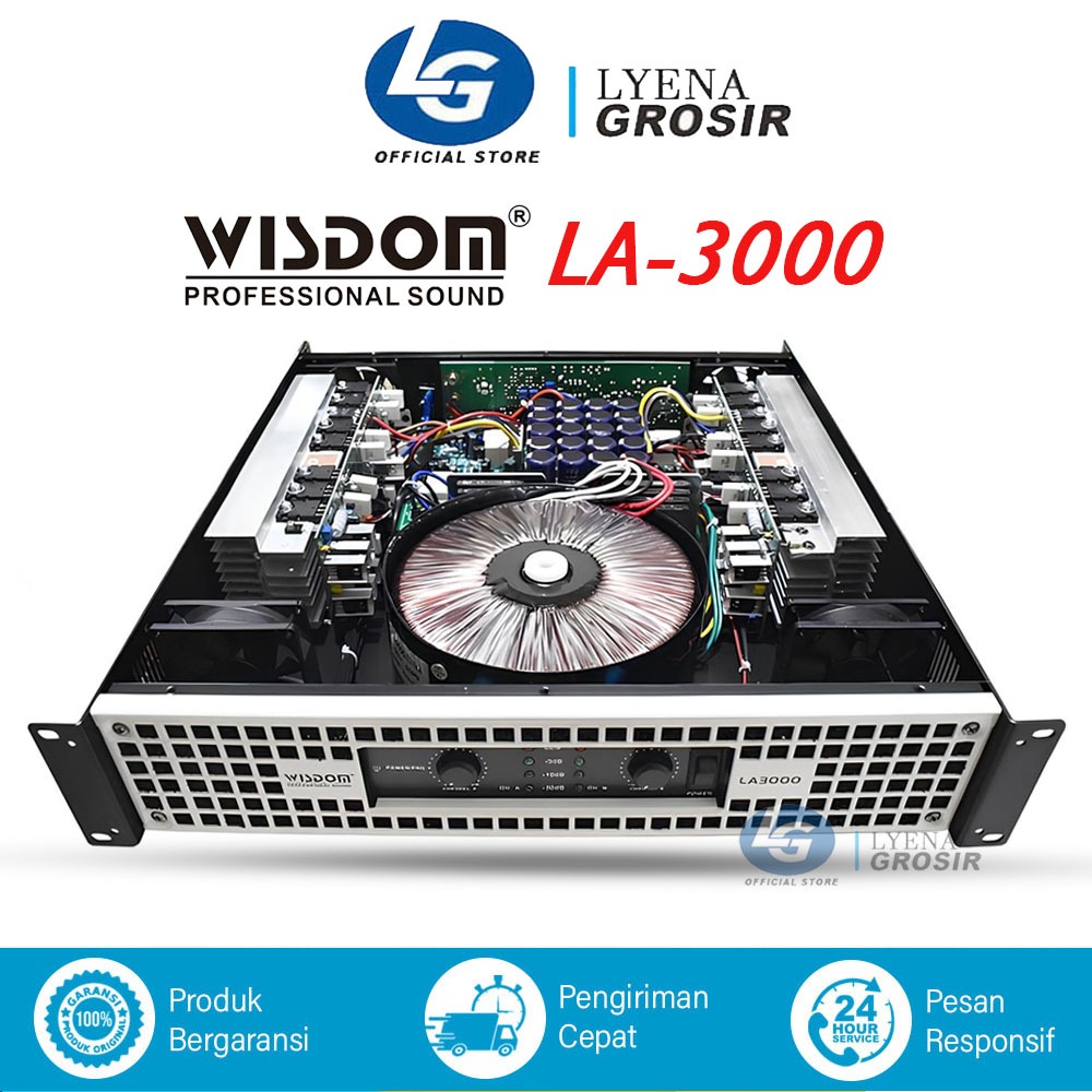Jual Wisdom Power Amplifier LA 3000 Class H | Shopee Indonesia