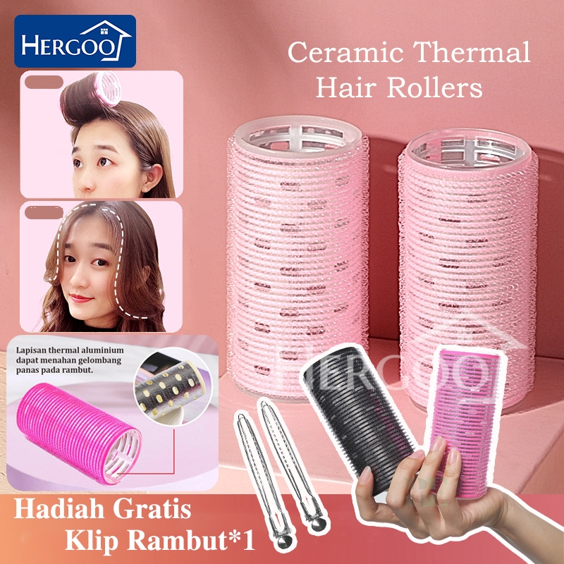 Jual Korean Ceramic Thermal Hair Rollers Hair Roller With Aluminium ...