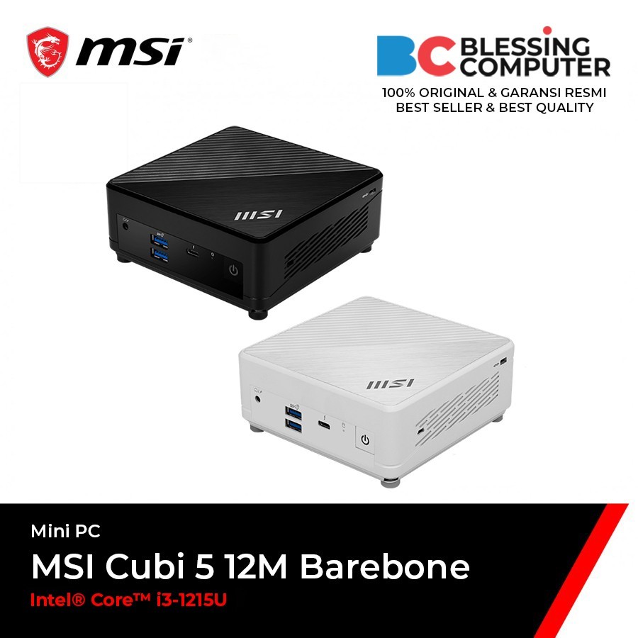 Jual Mini PC MSI Cubi 5 12M Core i3 1215U Barebone | Shopee Indonesia