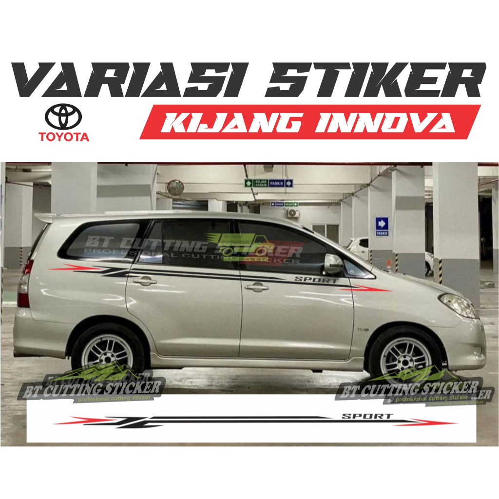Jual IN2 stiker kijang innova diesel sticker mobil innova striping ...