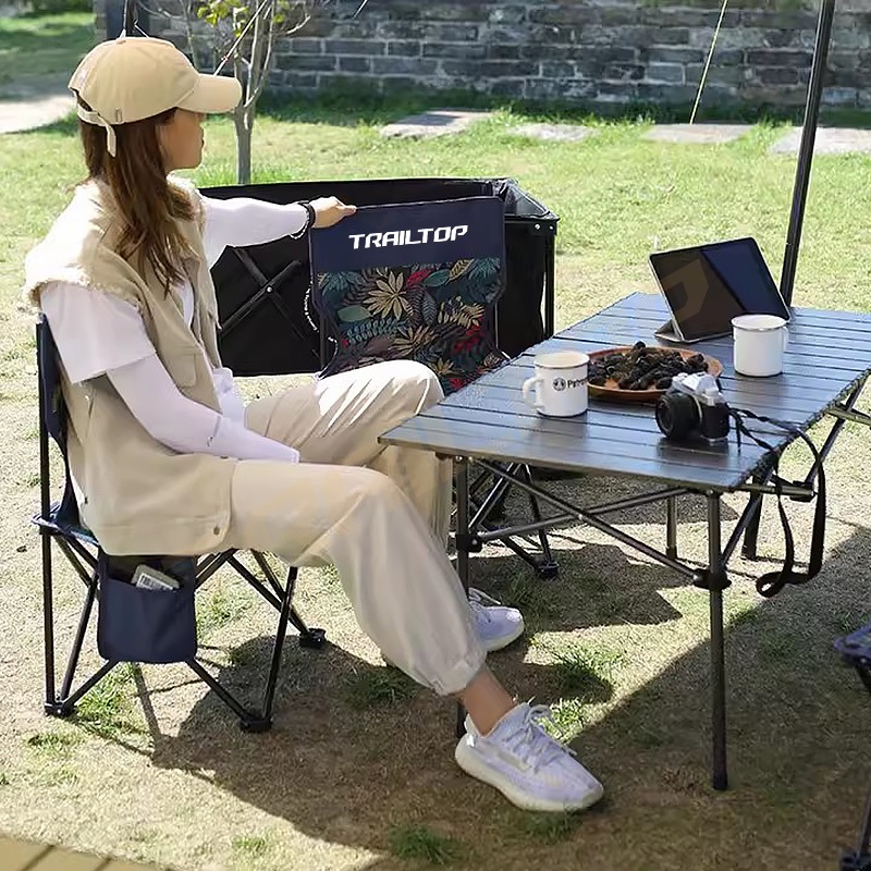 Jual TrailTop Paket Kursi Meja Lipat Outdoor Portable Kursi Lipat 1 Set ...