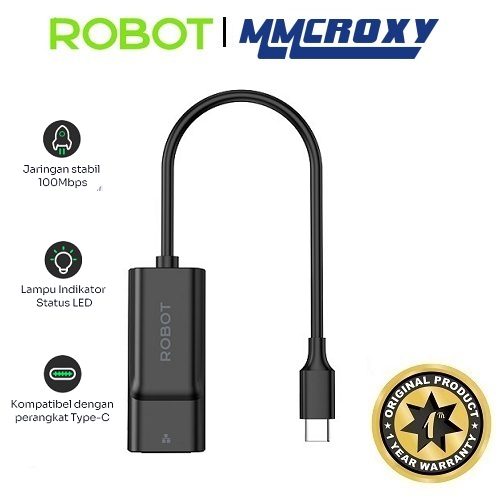 Jual Robot EA10C USB Type c to LAN Ethernet Adapter 100Mbps | Shopee ...
