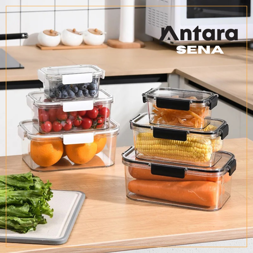 Jual ANTARA Sena - Kontainer Makanan Kulkas Kotak Makanan Kedap Udara ...