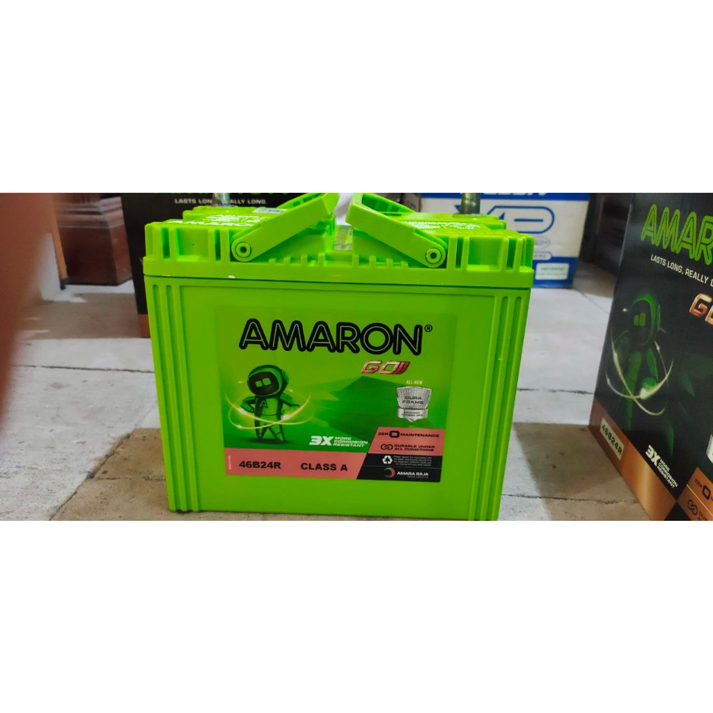 Jual AKI MOBIL AVANZA AMARON GO MF/KERING NS60 12V/45AH | Shopee Indonesia