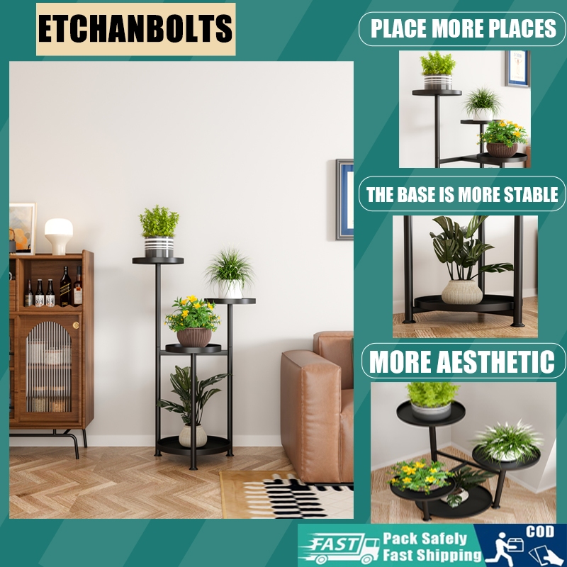 Jual ETCHANDBOLTS 4 in 1 Standing Pot Rak Bunga Bunga Rak Tanaman Rak ...