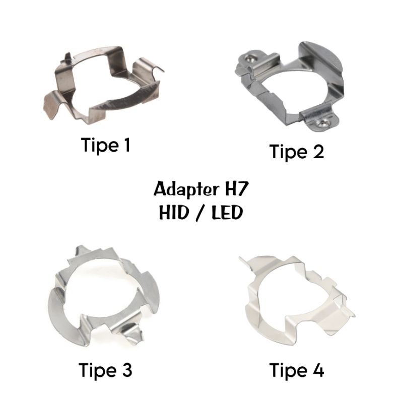 Jual Adapter H7 Socket Ring Holder HID LED BMW Mercedes Audi | Shopee ...