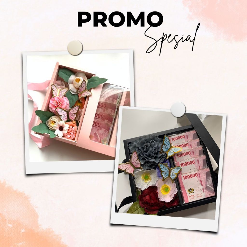 Jual Buket Uang Asli Pecahan 100rb / Money Bouquet / Jasa Bucket Uang ...