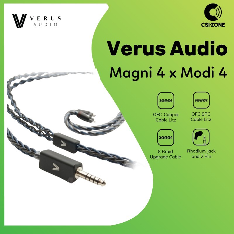 Jual Verus Audio Magni 4 x Modi 4 OFC SPC and Copper Litz For Earphone ...